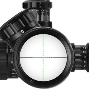 BARSKA unisex adult 6-24x50 Mil Dot Sniper Scope, Black, 6-24x50mm US