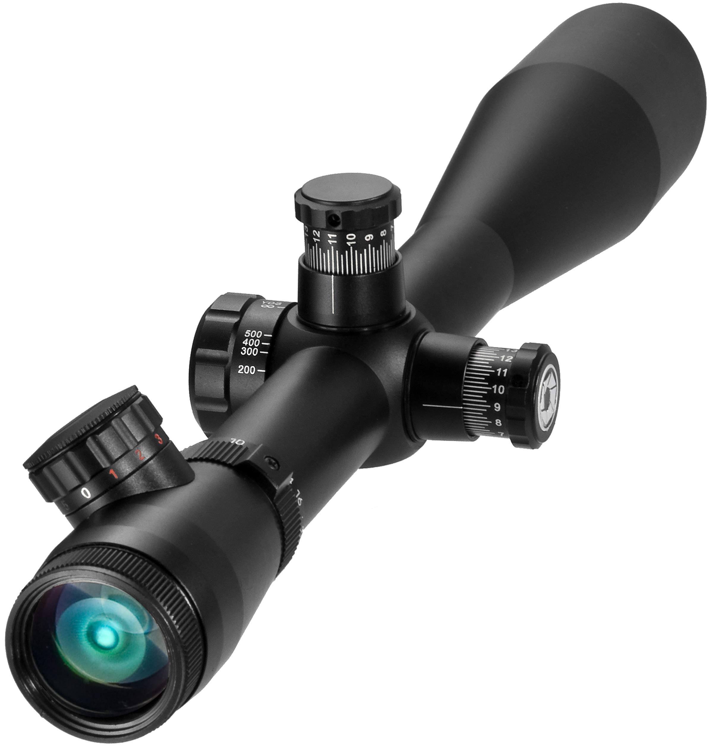 BARSKA unisex adult 6-24x50 Mil Dot Sniper Scope, Black, 6-24x50mm US