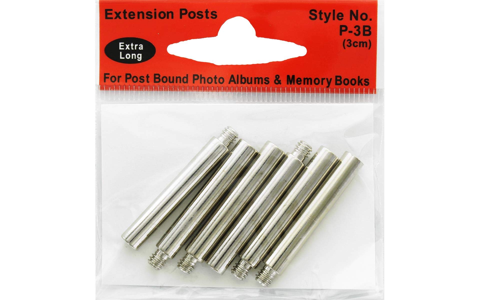 Pioneer Photo Albums Extra Long Extension Posts 3cm, 6 Posts