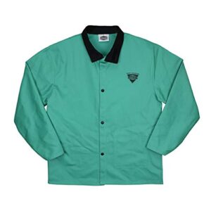 ironcat 7050 l irontex fr cotton jacket, 30", large, green