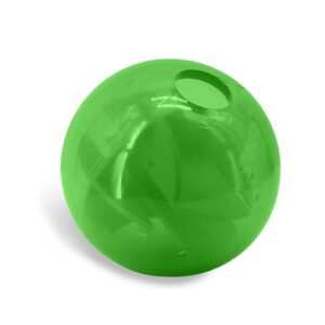 outward hound mazee puzzle ball interactive treat dispensing dog toy, green