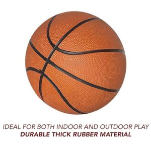 Hathaway 7-Inch Mini Basketball, Orange