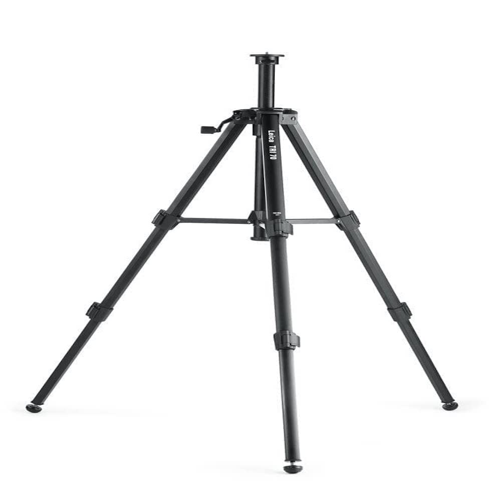 Leica Geosystems Disto TRI70 LINO Tripod, Flat Head, 1/4-20 Male Thread, Black, Full Size