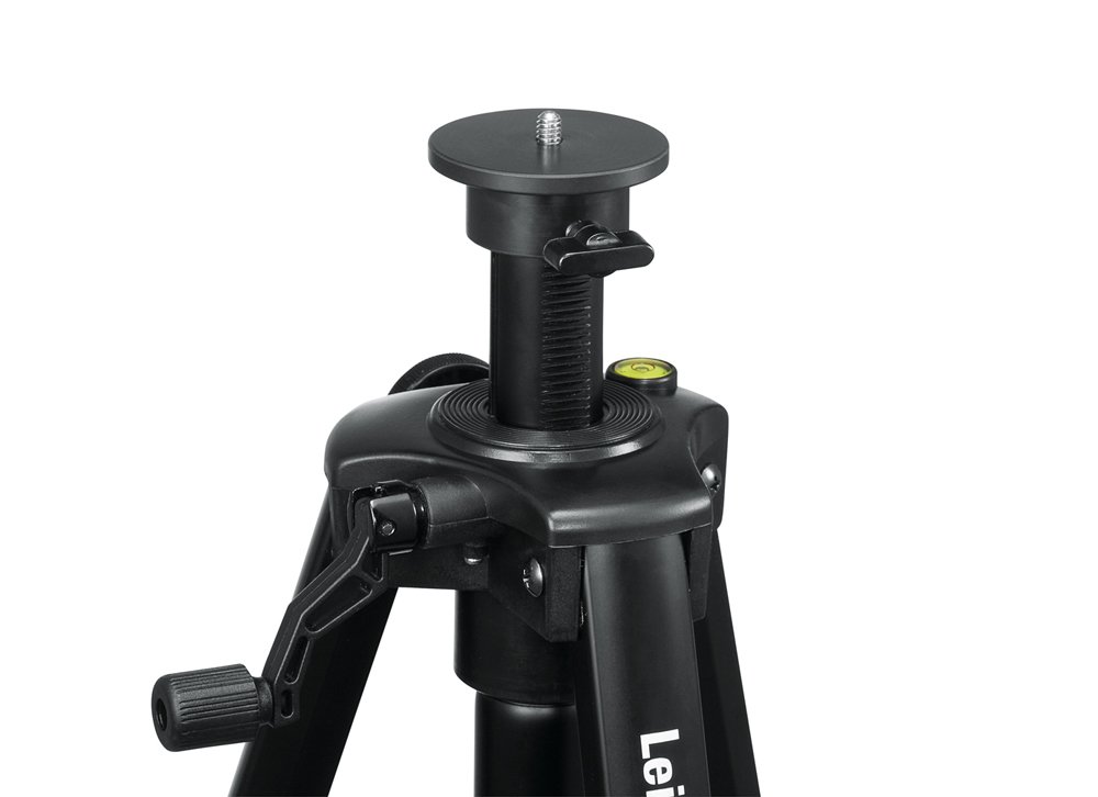 Leica Geosystems Disto TRI70 LINO Tripod, Flat Head, 1/4-20 Male Thread, Black, Full Size