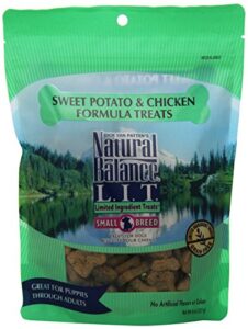 natural balance 236530 12-pack lit chicken and sweet potato treat for pets, 8-ounce