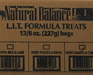 Natural Balance 236530 12-Pack Lit Chicken And Sweet Potato Treat For Pets, 8-Ounce