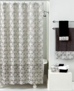 avanti linens soft galaxy collection, shower curtain, multicolor