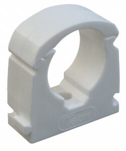 pipe clip, 3/4 in, pex, white