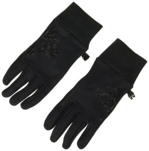 manzella power stretch touch tip glove, black, medium/large