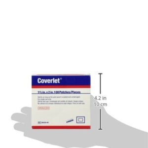 Coverlet Adhesive Patch Bandage 1-1/2" x 2", 100 per Box