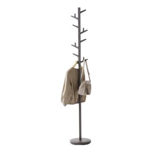 yamazaki home coat rack tree/standing coat and hat hanger steel one size brown