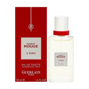 guerlain habit rouge eau de toilette spray for women, 1.6 ounce