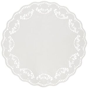 amscan doilies, 12", white