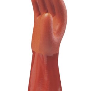 Chemical Resistant Gloves, Orange, S, PR