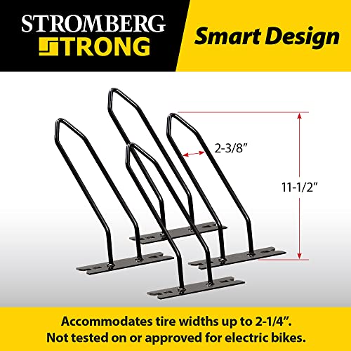 Stromberg Carlson CC-125 Cargo Caddy Bike Rack Adapter, Convenient Bike Rack Solution Travel, Accommodate up to 2 Bikes with 4 Piece Set - set Bike Rack Adapter, Black