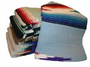 large recycled fibers diamond yoga woven mat throw 56" x 72" blanket