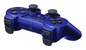 sony playstation ps3 dualshock 3 controller - blue (99007)