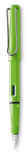 lamy safari fountain pen - elegant design cool pens, best pens for smooth writing, journaling, and calligraphy - green extra fine point pen