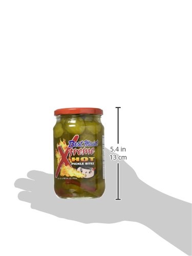 Best Maid Xtreme Hot Pickle Bitez 24oz Jar (Pack of 2)