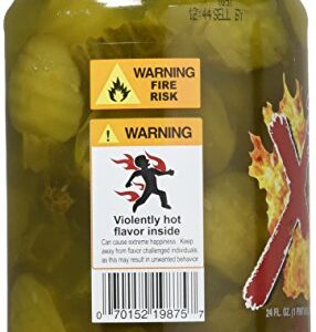 Best Maid Xtreme Hot Pickle Bitez 24oz Jar (Pack of 2)