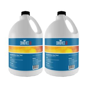 new! (2) gallon bottles of chauvet hurricane hfg smoke/fog haze machine fluid