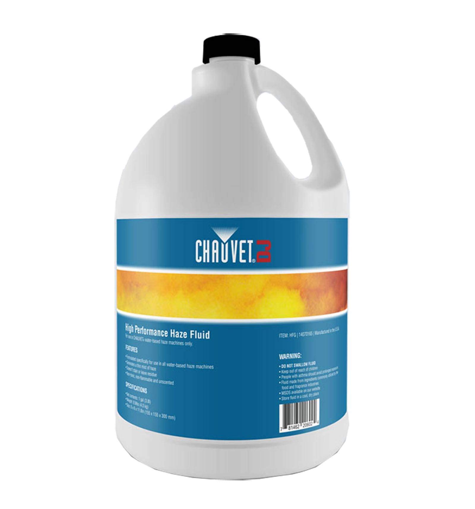 NEW! (2) Gallon Bottles of CHAUVET HURRICANE HFG Smoke/Fog Haze Machine Fluid