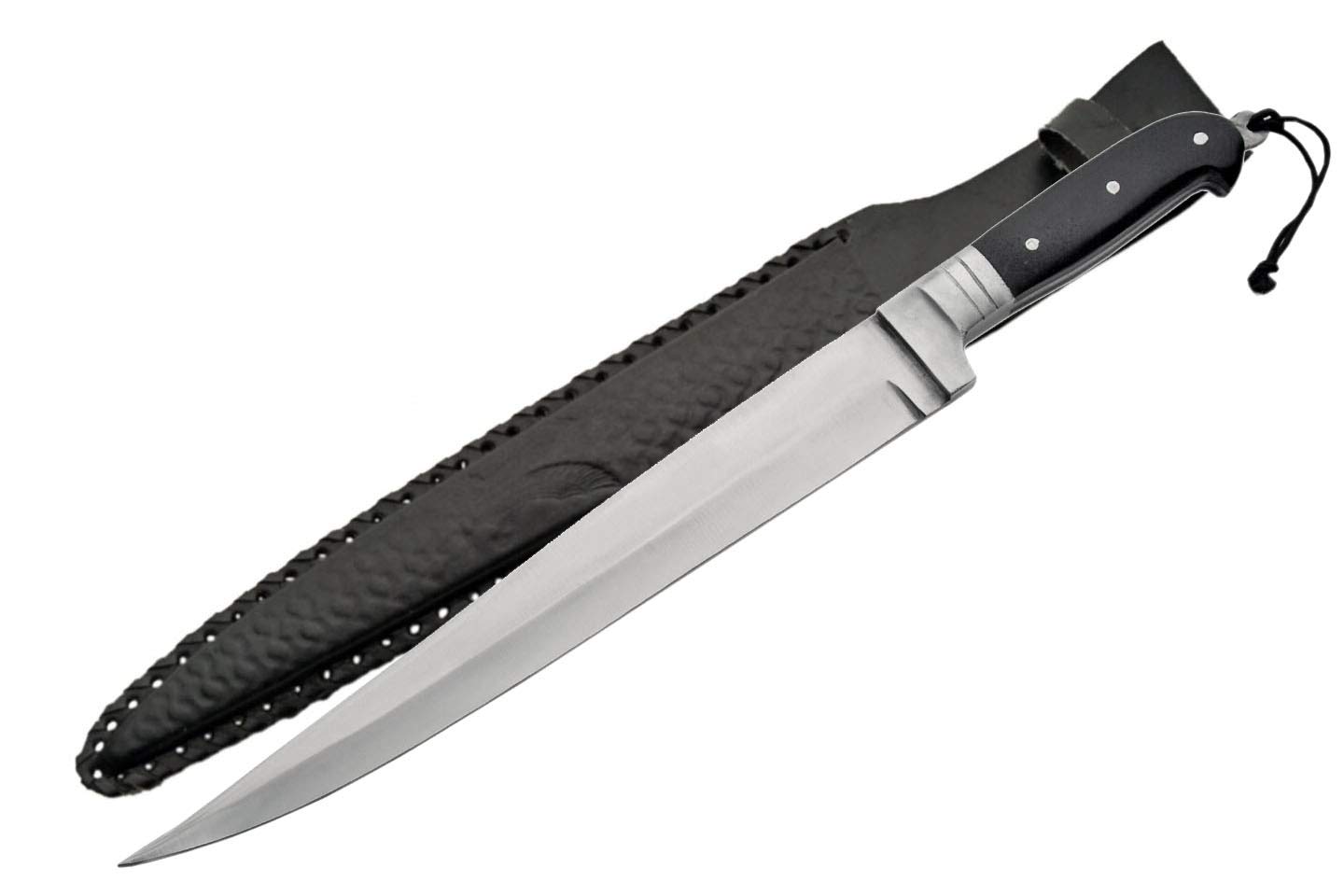 SZCO Supplies Khyber Bowie Knife,Black,19 inches