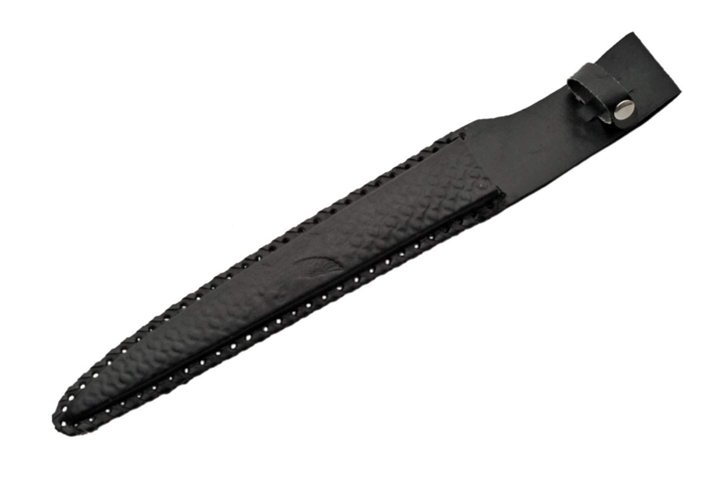 SZCO Supplies Khyber Bowie Knife,Black,19 inches