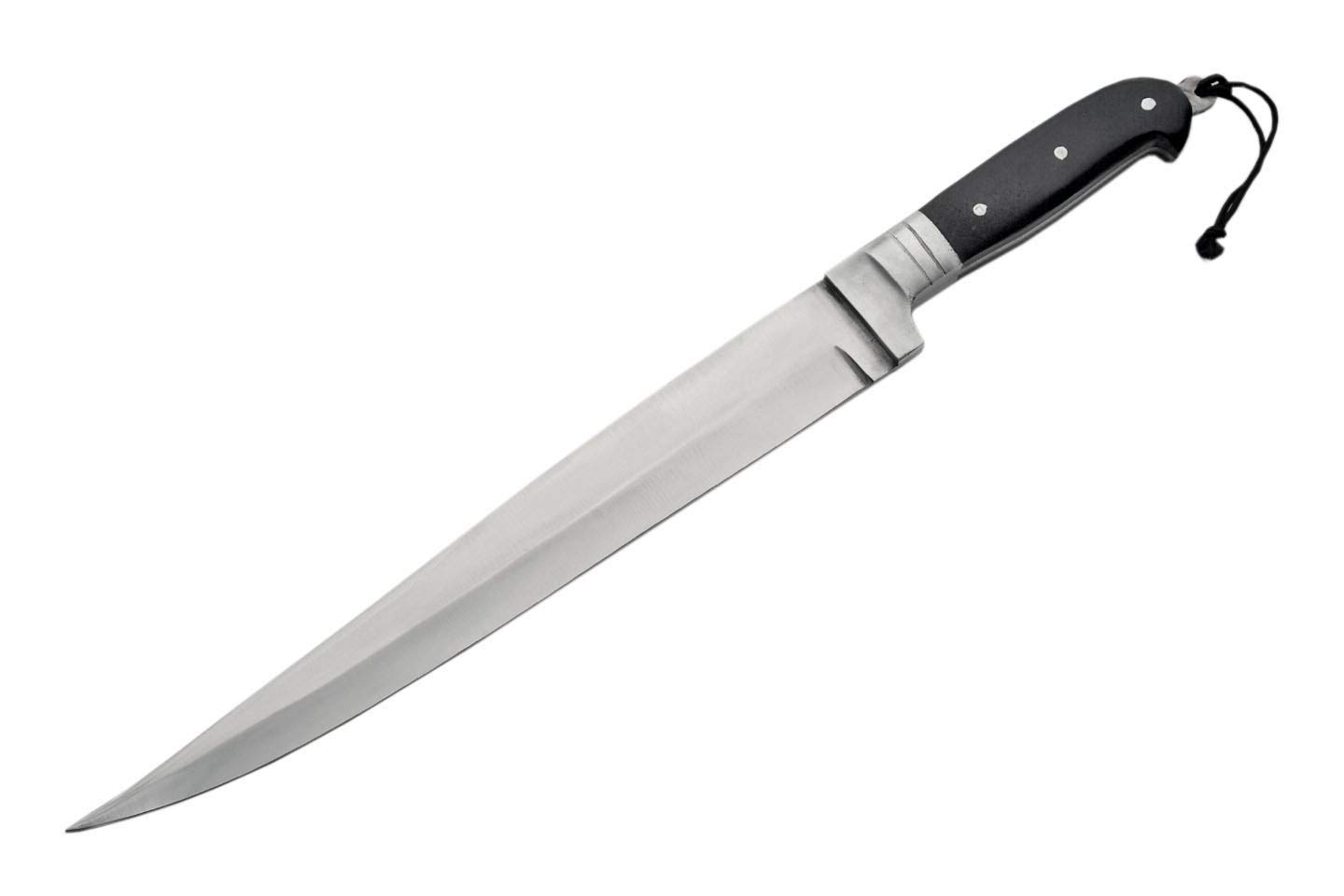 SZCO Supplies Khyber Bowie Knife,Black,19 inches