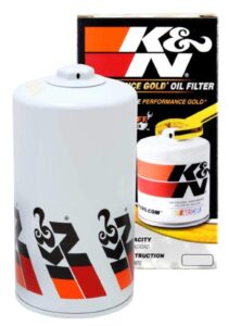 k&n premium oil filter: protects your engine: compatible with select 2011-2019 ford (f250 super duty, f350 super duty, f450 super duty, f550 super duty, f650), hp-4005