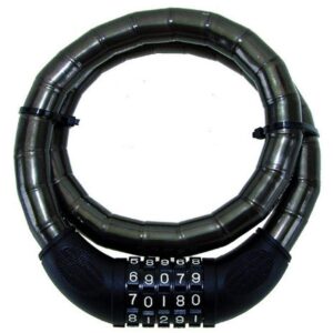 M-Wave 4 Digit Armored Lock (Black, 18 x 800mm)