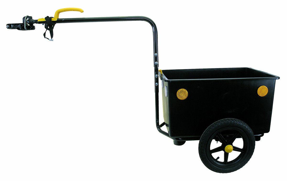 Bellelli Bicycle Luggage Trailer (Black/ Yellow, 58x39x30-cm)