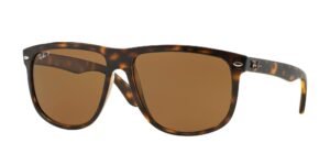 ray-ban rb4147-710/57 sunglasses tortoise w/polarized brown classic b-15 lens 58mm