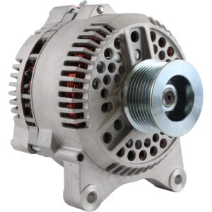 new db electrical alternator adr0035 compatible with/replacement for ford e-series vans 1999 4.6l(281) v8, opt 130 amp