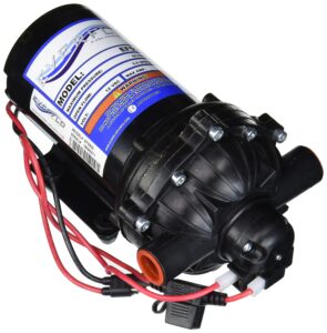 everflo ef5500-box 5.5gpm 12v diaphragm pump-1/2 fnpt connection, 5.5 gpm, black