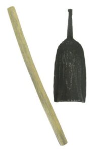 african alo bell with stick - iron cow bell - small soprano