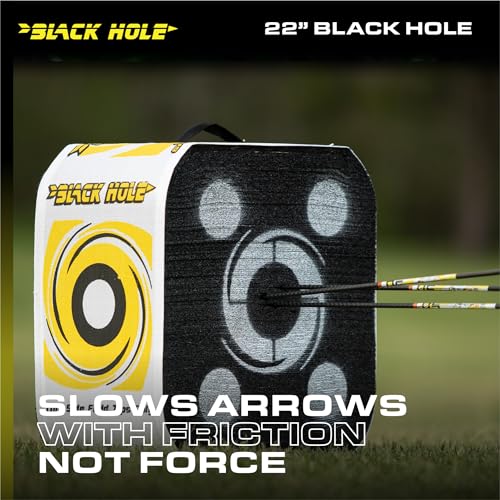 S4 Field Logic Black Hole 22 - 4 Sided Archery Target,yellow