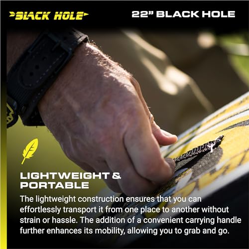 S4 Field Logic Black Hole 22 - 4 Sided Archery Target,yellow