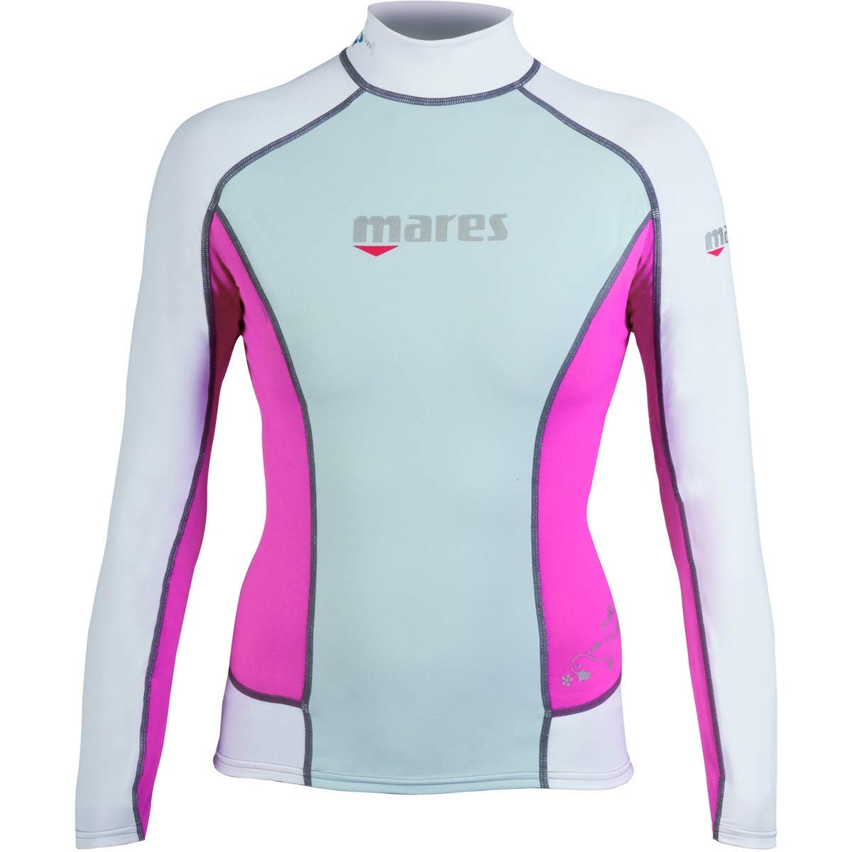 Mares Women's Trilastic Rash Guard Shirt Long Sleeve - Pink, 10