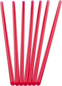 cell-o-core bs8red10/500 collins straw, 8" length, red (10 packs of 500)