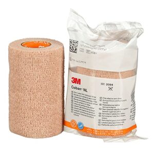 3m™ coban™ nl non-latex self-adherent wrap with hand tear, 2084, 4 in x 5 yd, 18 rolls/case