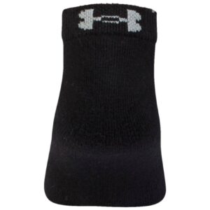 Under Armour Men's Charged Cotton No Show Socks, Black, Large