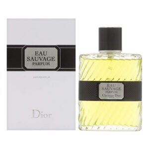 christian dior eau sauvage parfum spray for men, 3.4 ounce