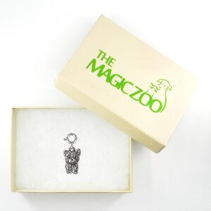 The Magic Zoo Sterling Silver Yorkie Puppy Charm for Charm Bracelet – Handcrafted in the USA – Yorkie Gifts for Women – Dog Charms for Bracelets