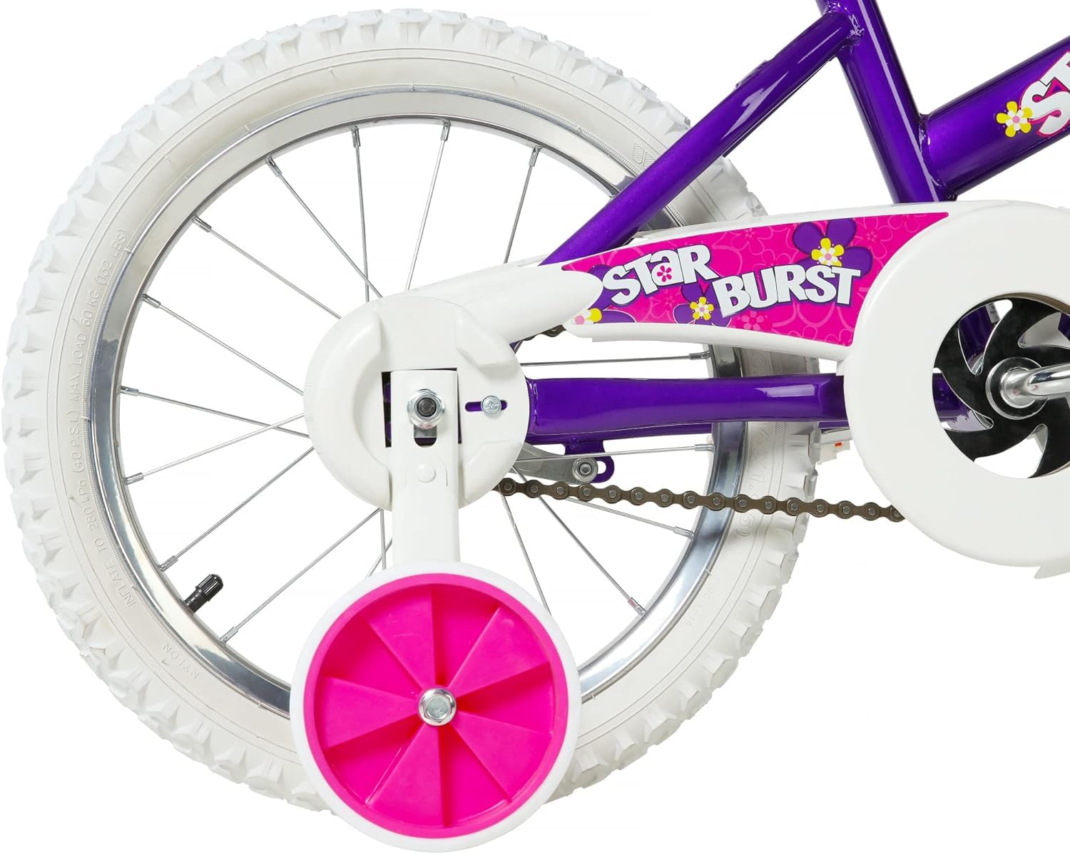 Dynacraft Magna Star Burst 16" Children's Bike - Colorful Design, Sturdy Build, Easy Assembly - Ideal for Young Riders Learning to Ride