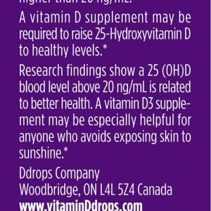 Ddrops Kids Booster 600IU 100 drops - Daily Liquid Vitamin D for Kids. Support Strong Bones & Immune System in Children. No Preservatives, No Sugar, Non-GMO, Allergy-friendly