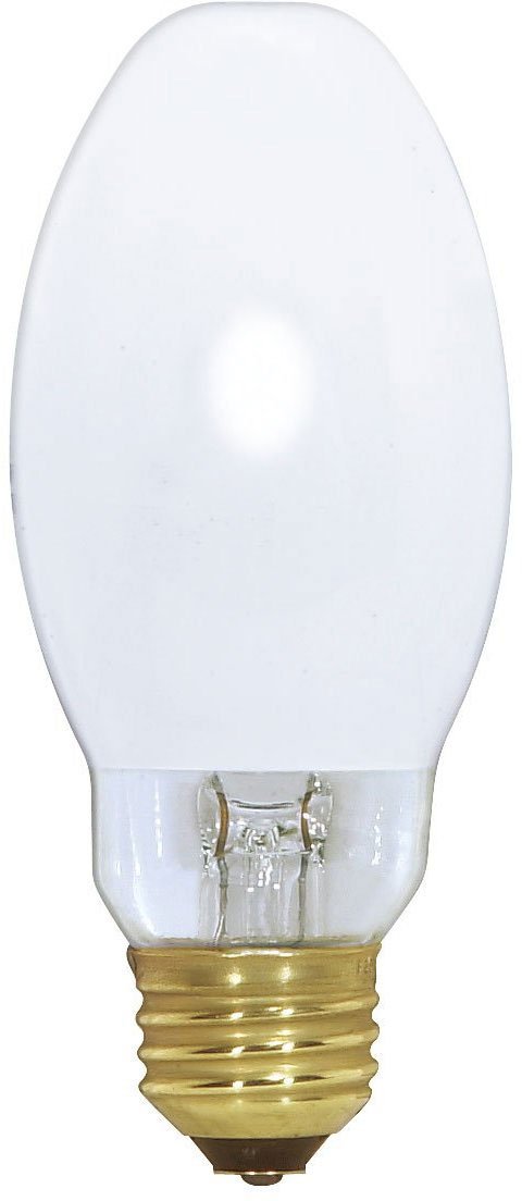 Satco S4475 3900K 75-Watt Coated Medium Base ED17 Mercury Vapor Lamp