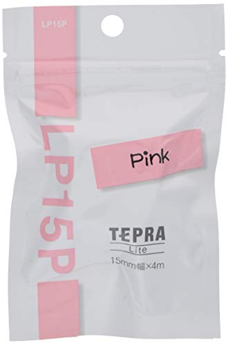 King Jim Tepra LP15P Lite Tape, Pink