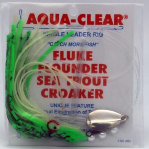 Aqua Clear FW-4HWSCombination Bottom Rig Squid, Light Pink Finish with White Beads