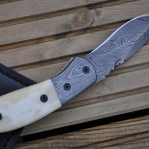 Perkin Knives - Handmade Damascus Pocket Knife - Beautiful Folding Knife